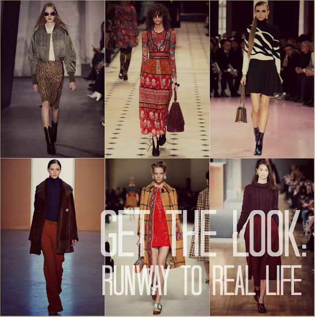 FASHIONISTA LOOKS: Get The Look: Runway To Real Life