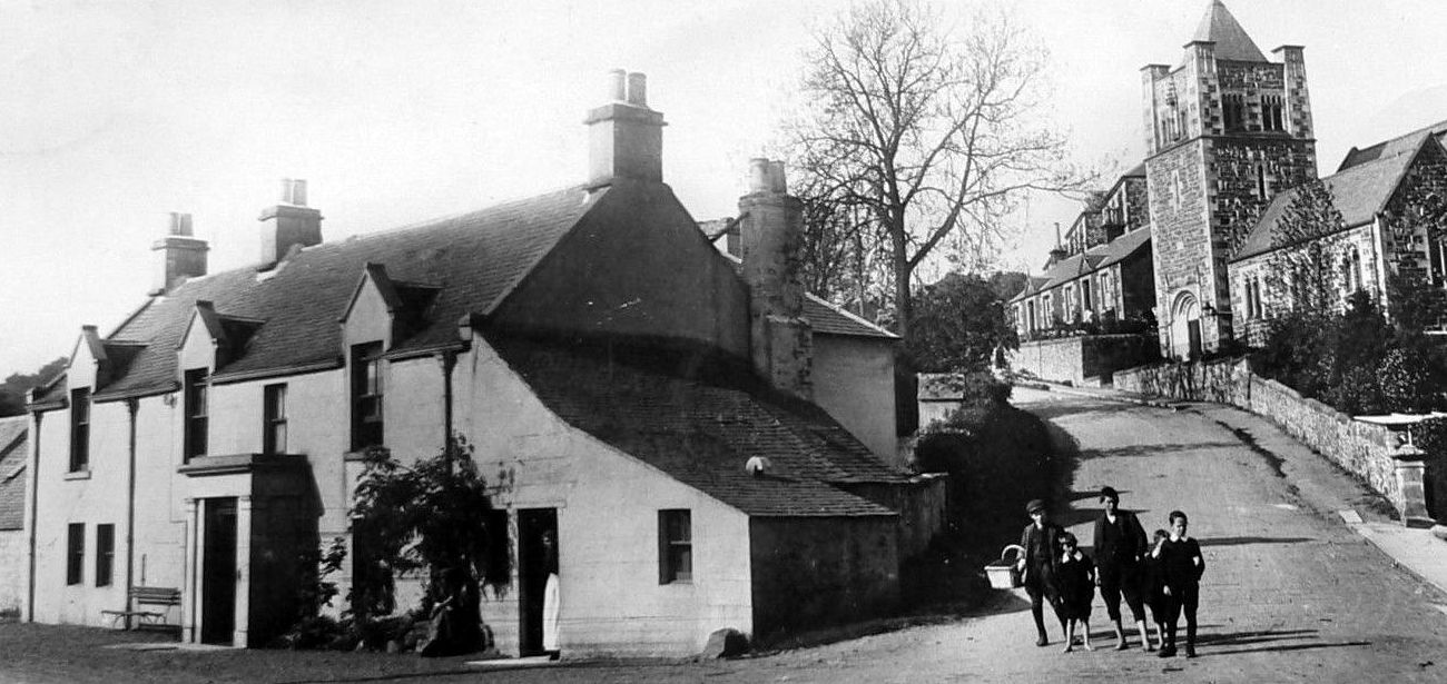 Tour Scotland: Old Photograph Temperance Hotel Glenfarg Perthshire Scotland