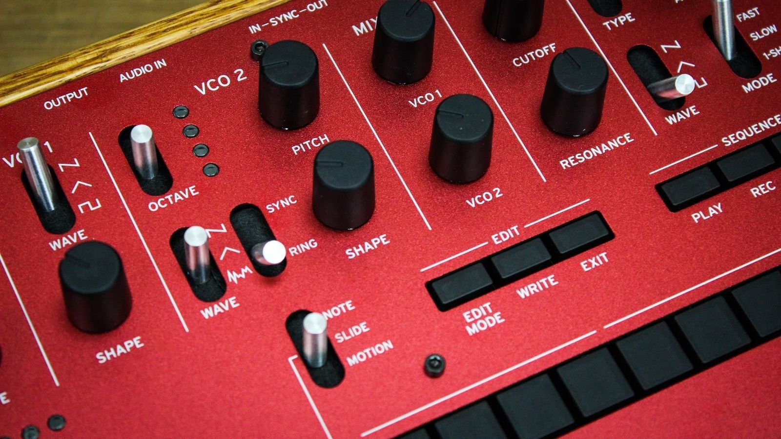 MATRIXSYNTH: Red Korg Monologue Analog Synthesizer