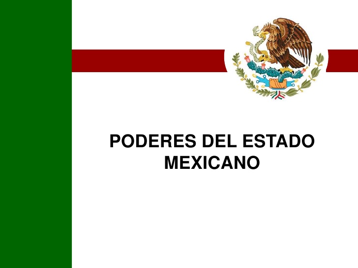 PODERES DE LA NACIÓN: PODERES DEL ESTADO MEXICANO