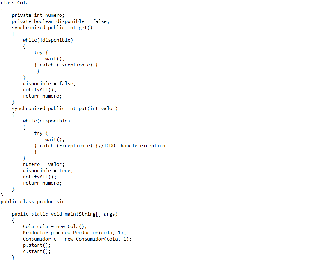 Sistemas Operativos: Hilos en Java VI.