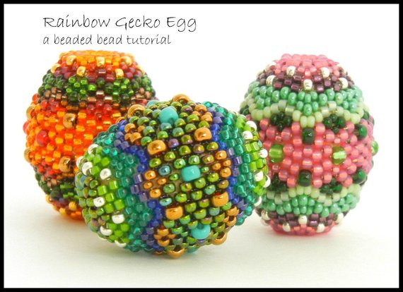 5 Beaded Easter Egg Tutorials / The Beading Gem