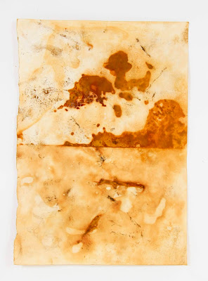 Rust Dyeing on Paper