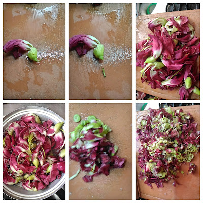 Agathi Poo Poriyal / Hummingbird Tree Flower Stir Fry ~ Kurinji Kathambam