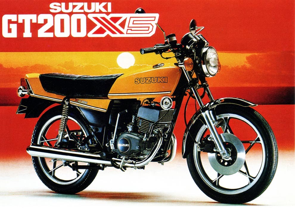 [rare] Motor Lama Jenis Suzuki [1] - Red Mafla