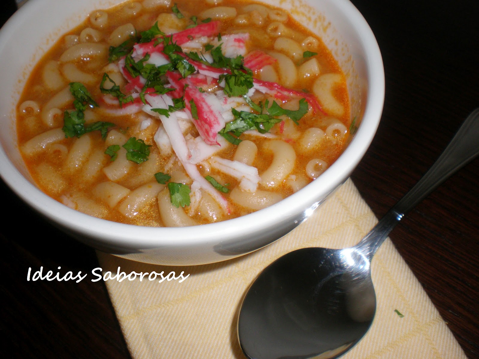 Ideias Saborosas: Sopa rica do mar