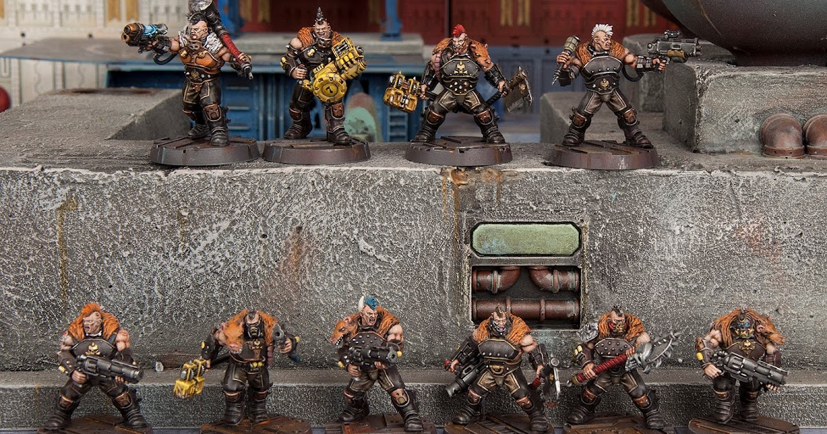 Dr. Mathias's Miniature Extravaganza: Necromunda Goliath Gang