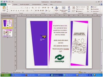 Utilidad de MICROSOFT PUBLISHER