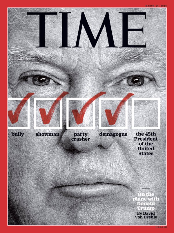 Tech-media-tainment: The best Donald Trump magazine covers of the 2016 ...