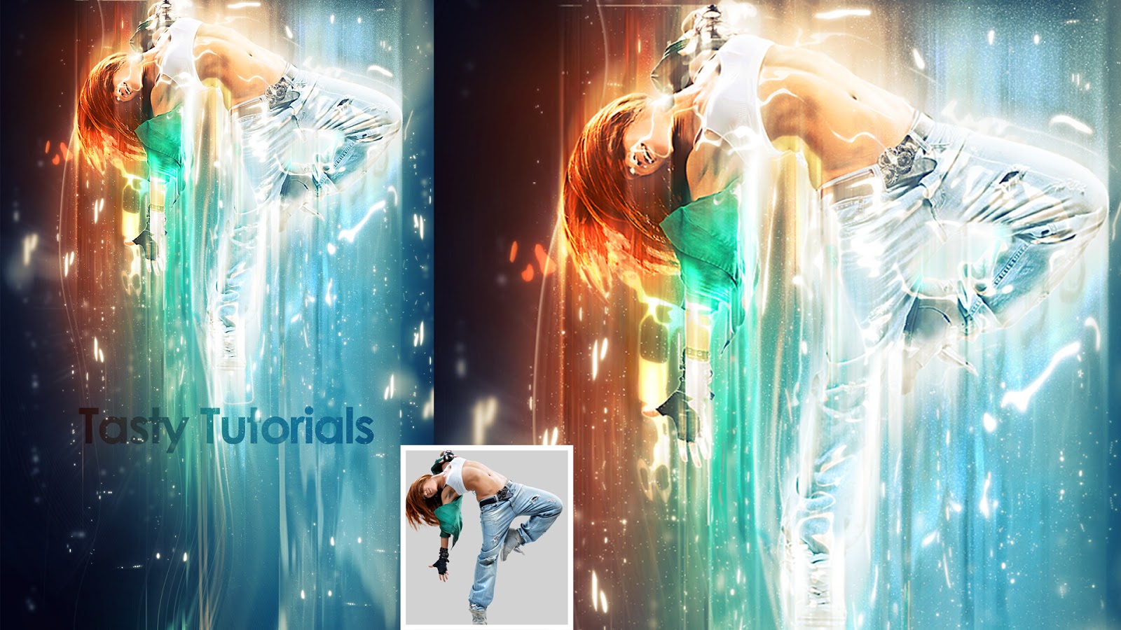 Stardust Photo Effect Photoshop Tutorial - Tasty Tutorials