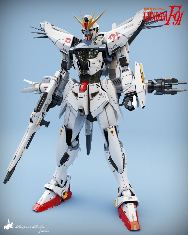 GUNDAM GUY: Gundam F91 - Digital Images by Ziodai