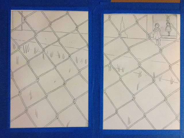 Painting a Double Page Spread