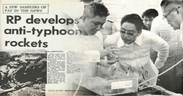 Republic of the Philippines develops anti-typhoon rockets in Marcos ...