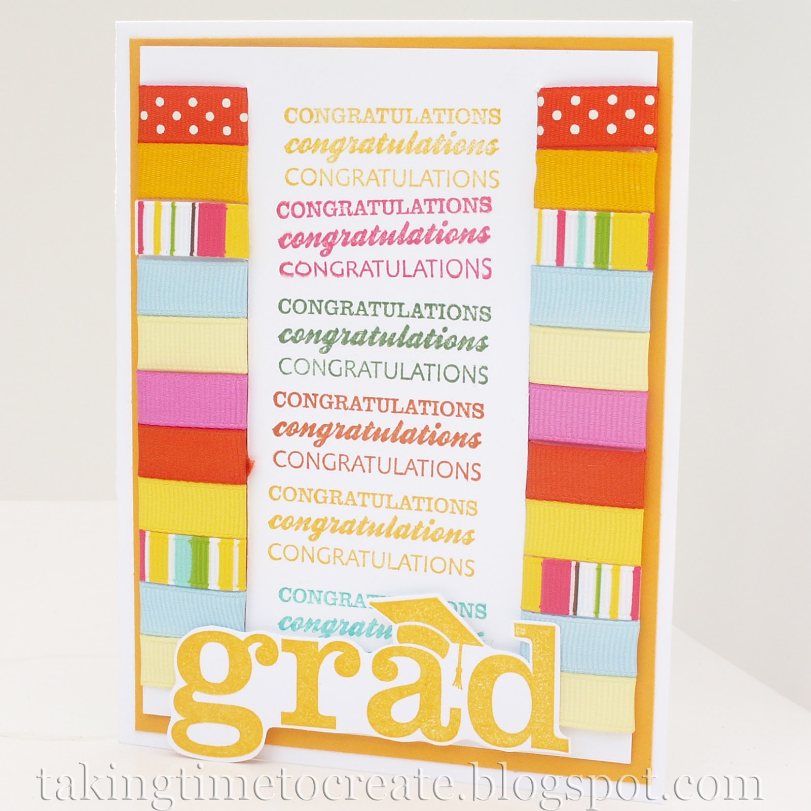 Taking Time To Create: Technique Tuesday{Friday}: Graduation Cards