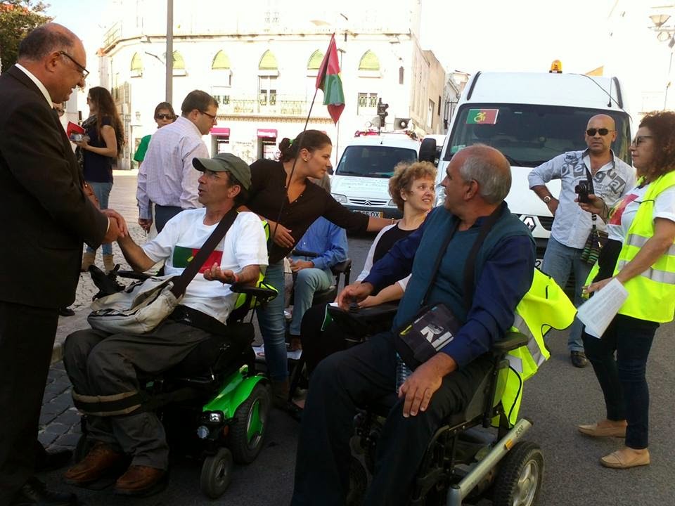 2ª parte: 180 km em cadeira de rodas pelo direito a uma Vida ...