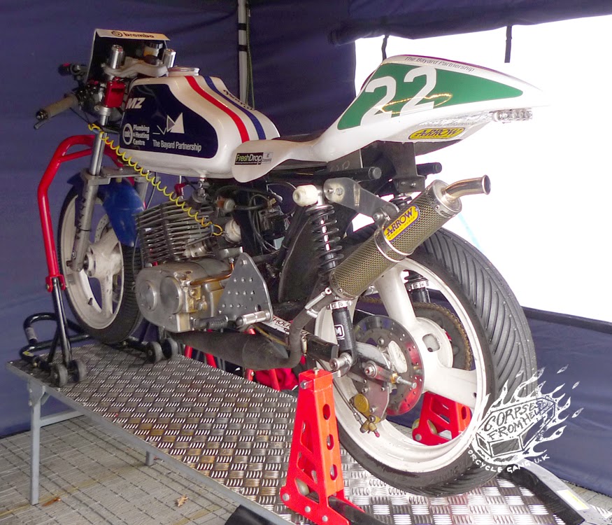 Corpses From Hell MG: MZ ETZ 250 Racing at Brands Hatch