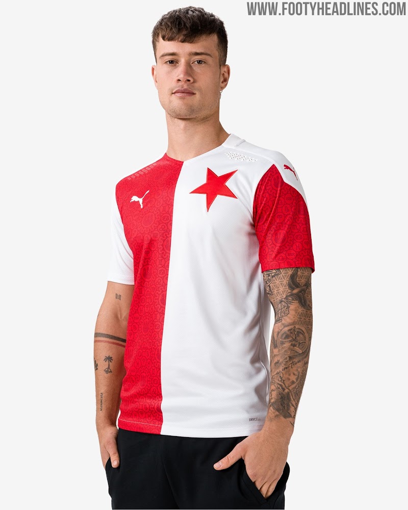 Slavia Praha 20-21 Home & Away Kits Revealed - Footy Headlines