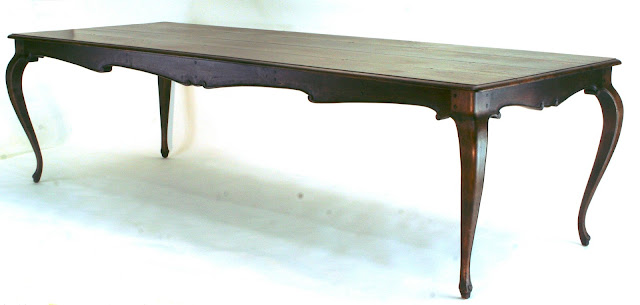 Inventia Design Custom Furniture : 542 Curvy French Table