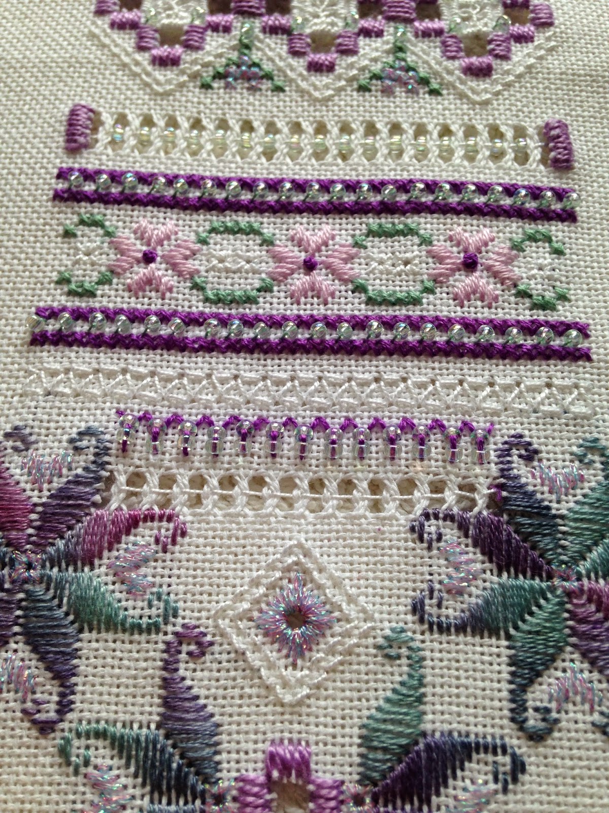 Quietly Stitching: April Showers...