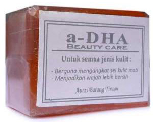 Sabun a-DHA Beauty Care (Mengangkat sel kulit mati & Menjadikan wajah ...