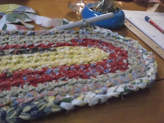 A Home Grown Journal: Crocheted Rag Rug Tutorial: Part Three
