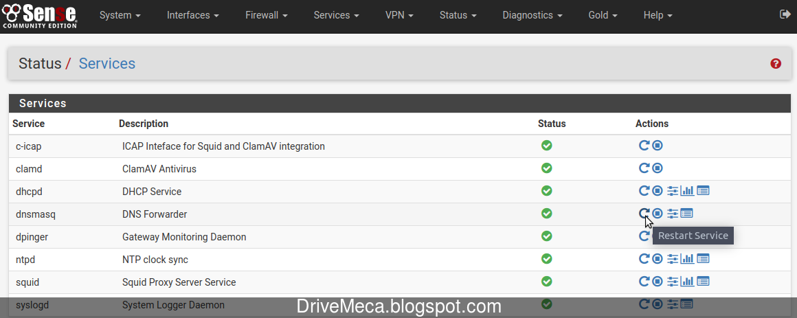 Como actualizar dnsmasq en pfSense firewall paso a paso ~ videoJuegos y ...