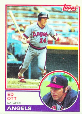 1983 Topps Blog: #131 Ed Ott - California Angels