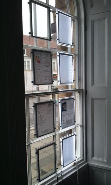 The Green I Signs Blog: a4 illuminated perspex leaflet holders for ...