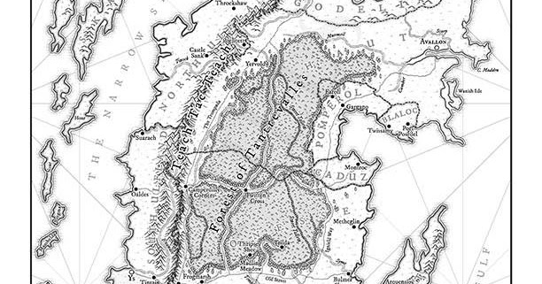 Akratic Wizardry: Lyonesse map draft