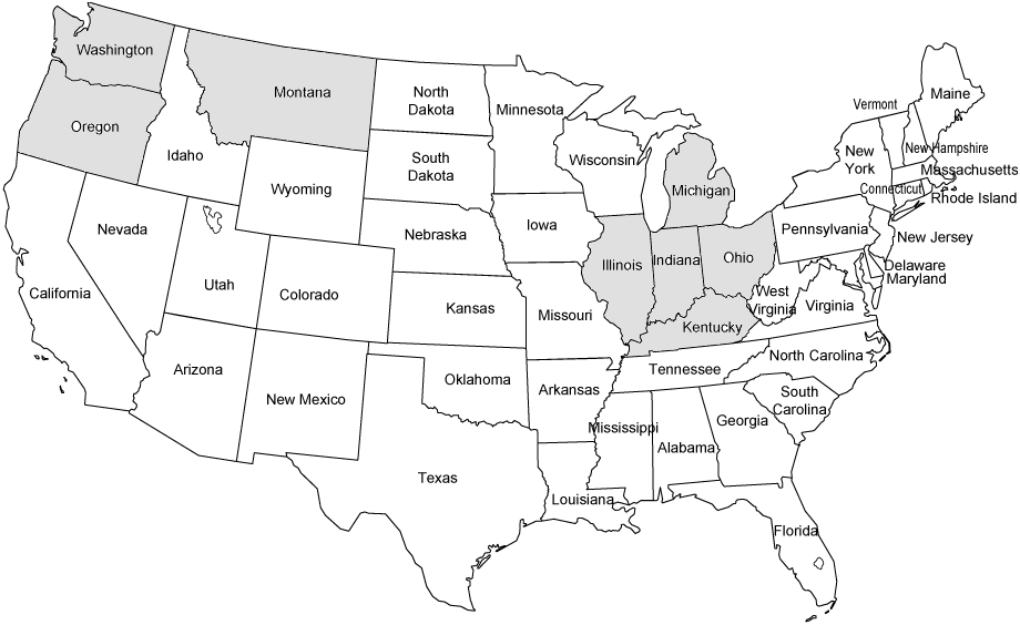 MAPA MUNDI DOS ESTADOS UNIDOS DA AMÉRICA - TODOS OS ESTADOS | coisas ...