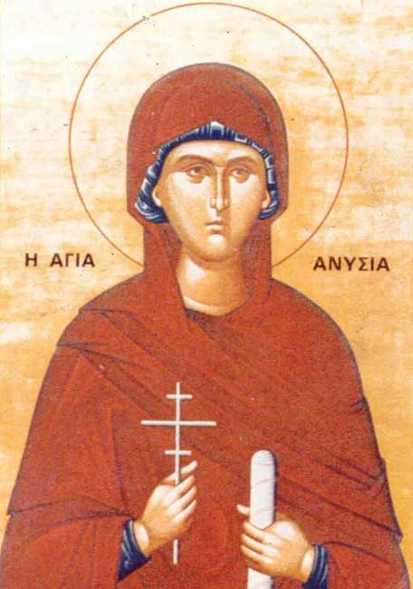 ORTHODOX CHRISTIANITY THEN AND NOW: Synaxarion of Saint Anysia of ...