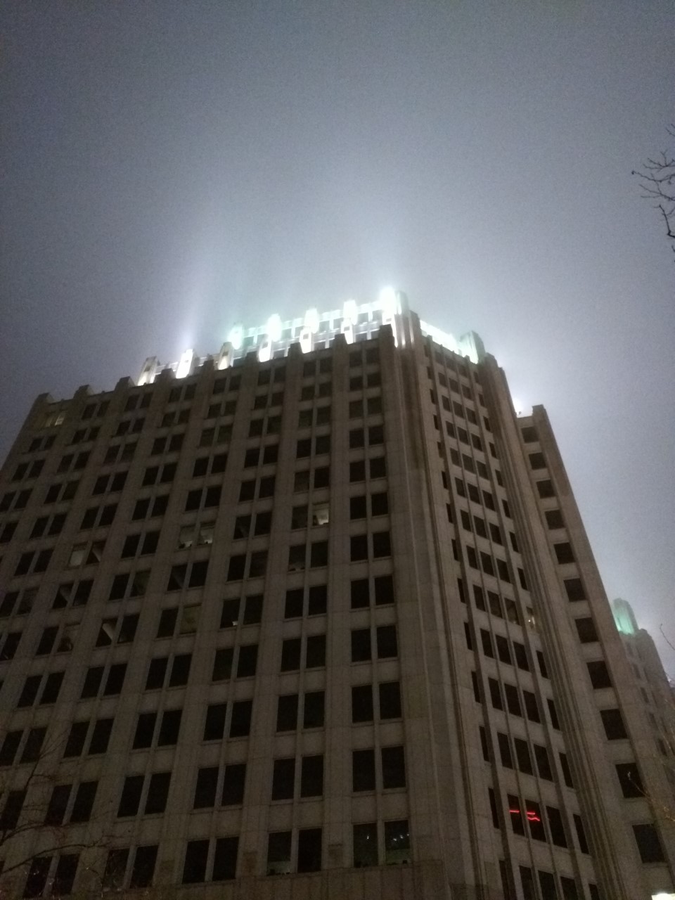 Robert Dyer @ Bethesda Row: Foggy night in Bethesda turns into stormy ...