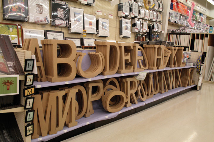Crafts Direct Blog: Paper Mache Letters.