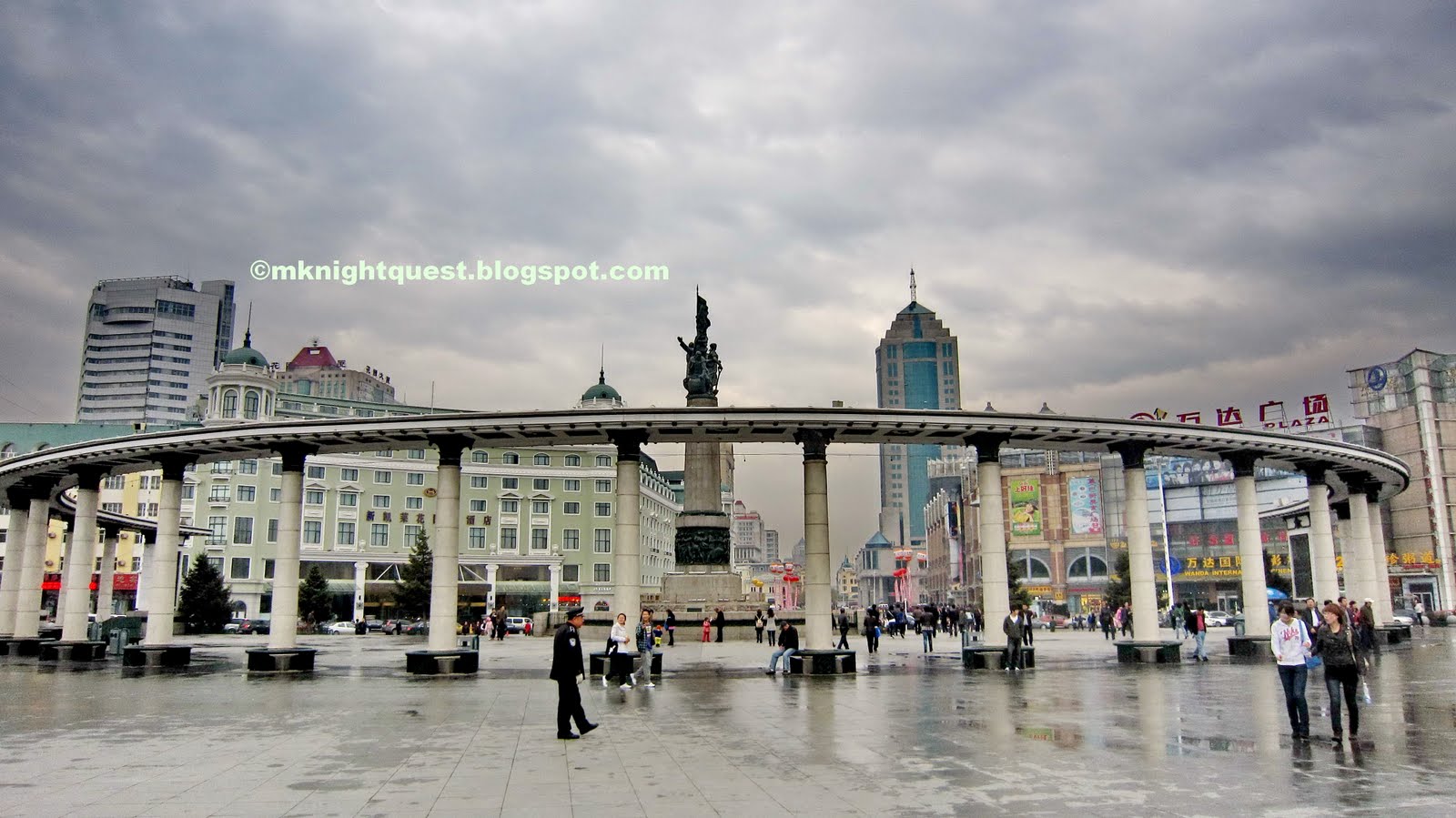 M-Knight: Harbin Stalin Park, Flood Control Monument And Song Hua River