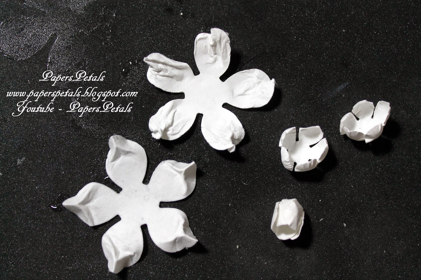 PapersPetals: Gorgeous Gardenia Tutorial