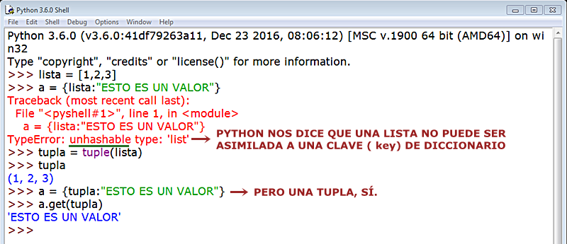 APRENDER A PROGRAMAR CON PYTHON: TUPLAS