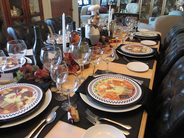 The Welcomed Guest: French Chef Tablescape