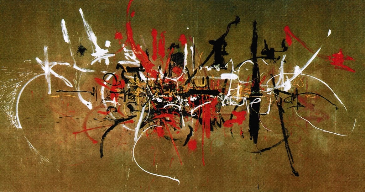 Création: GEORGES MATHIEU (peinture)