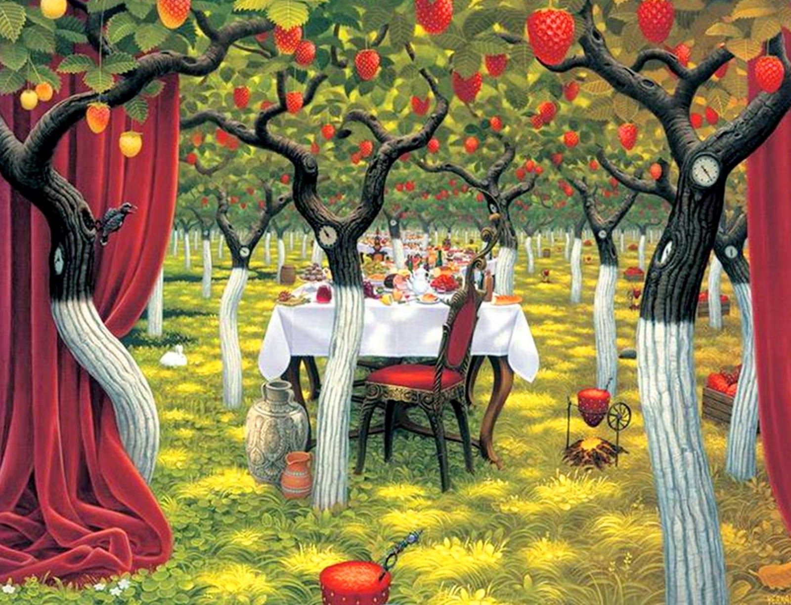 Arte y Actividad Cultural: Cuadros de Paisajes Surrealistas, Jacek ...