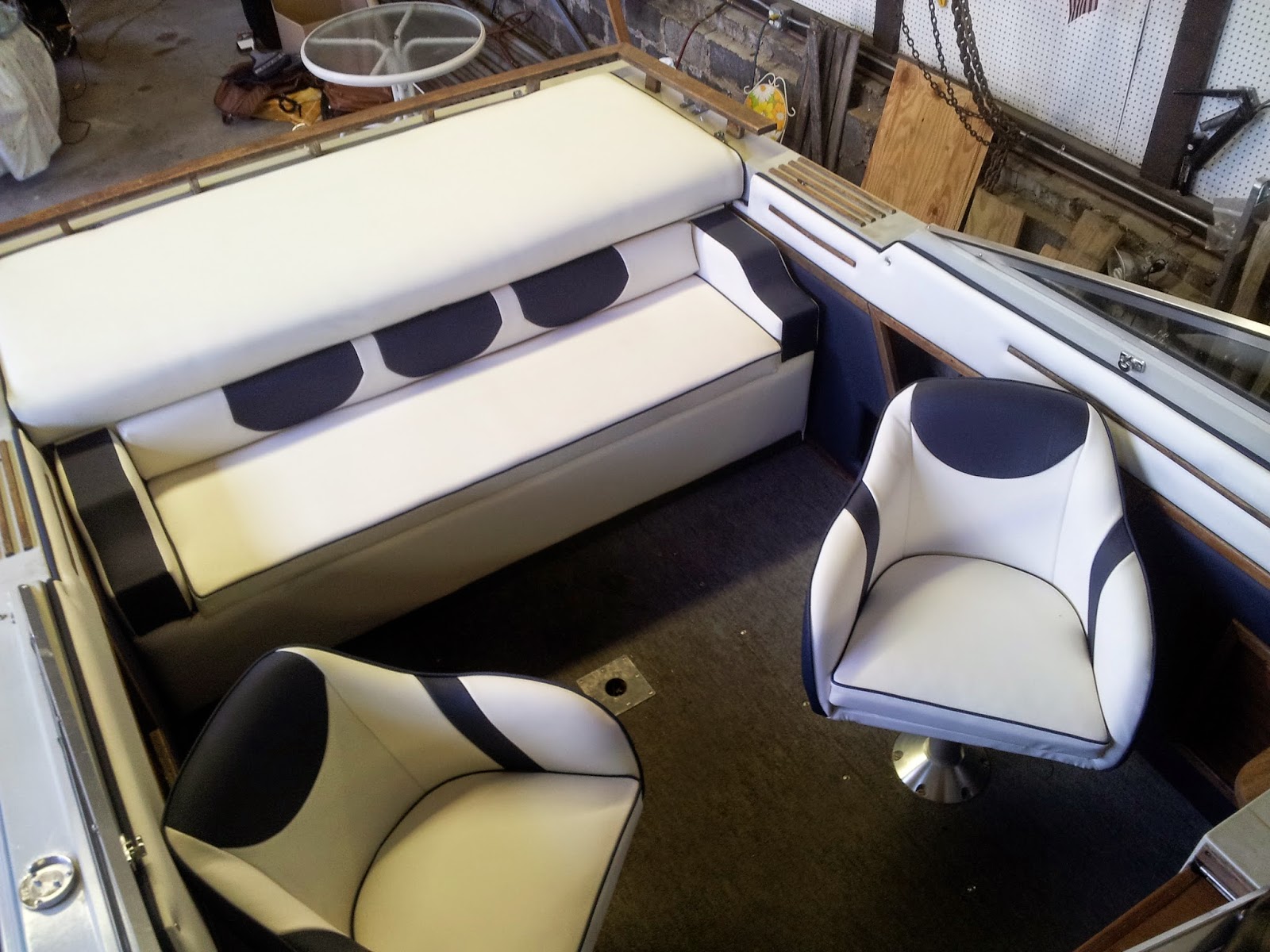 Homestyle Custom Upholstery and Awning: Complete Boat Interior And Cover
