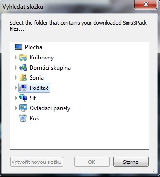Program na převod sims3pack do package