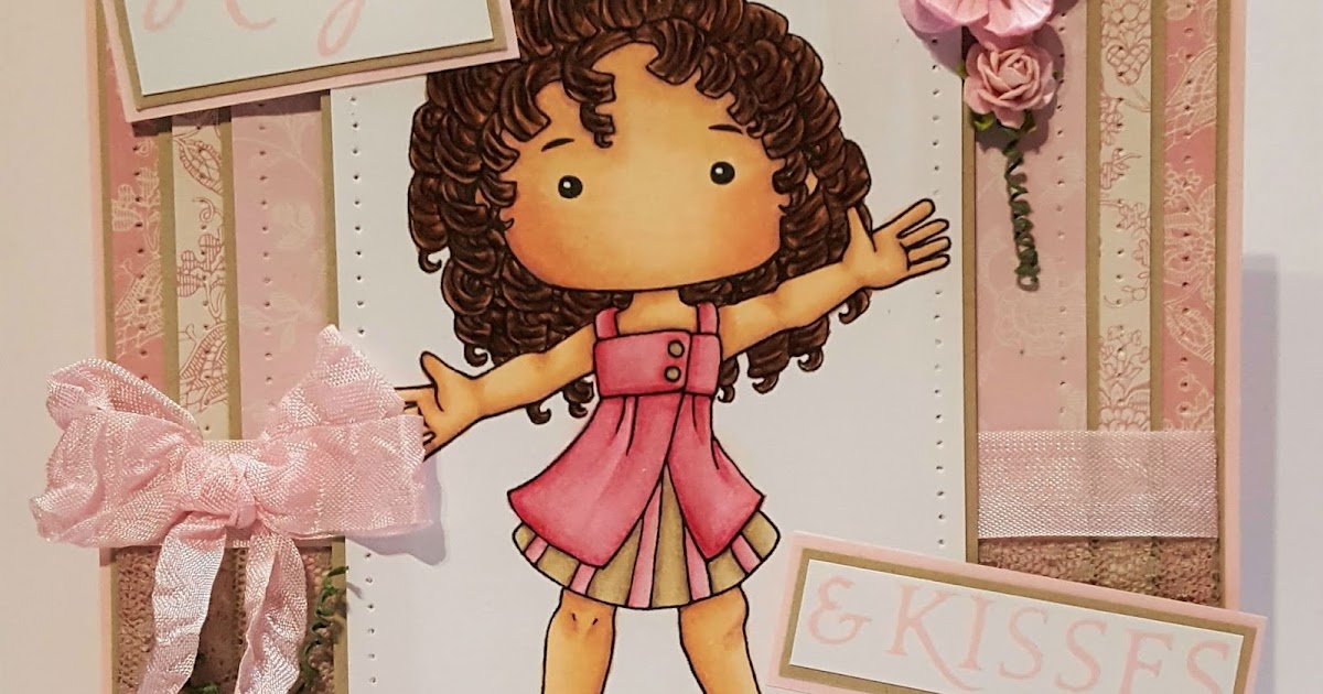 Saffire's Stamping: Little Miss Muffet Stamps Challenge #193 Anything Goes