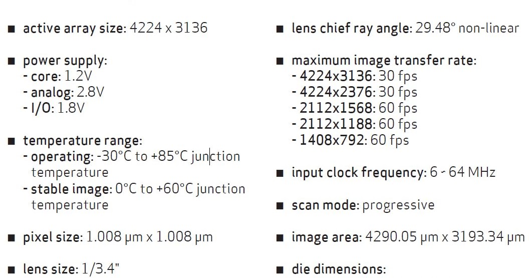 Image Sensors World: Omnivision Announces Dual Camera Set, Single Camera Sensors