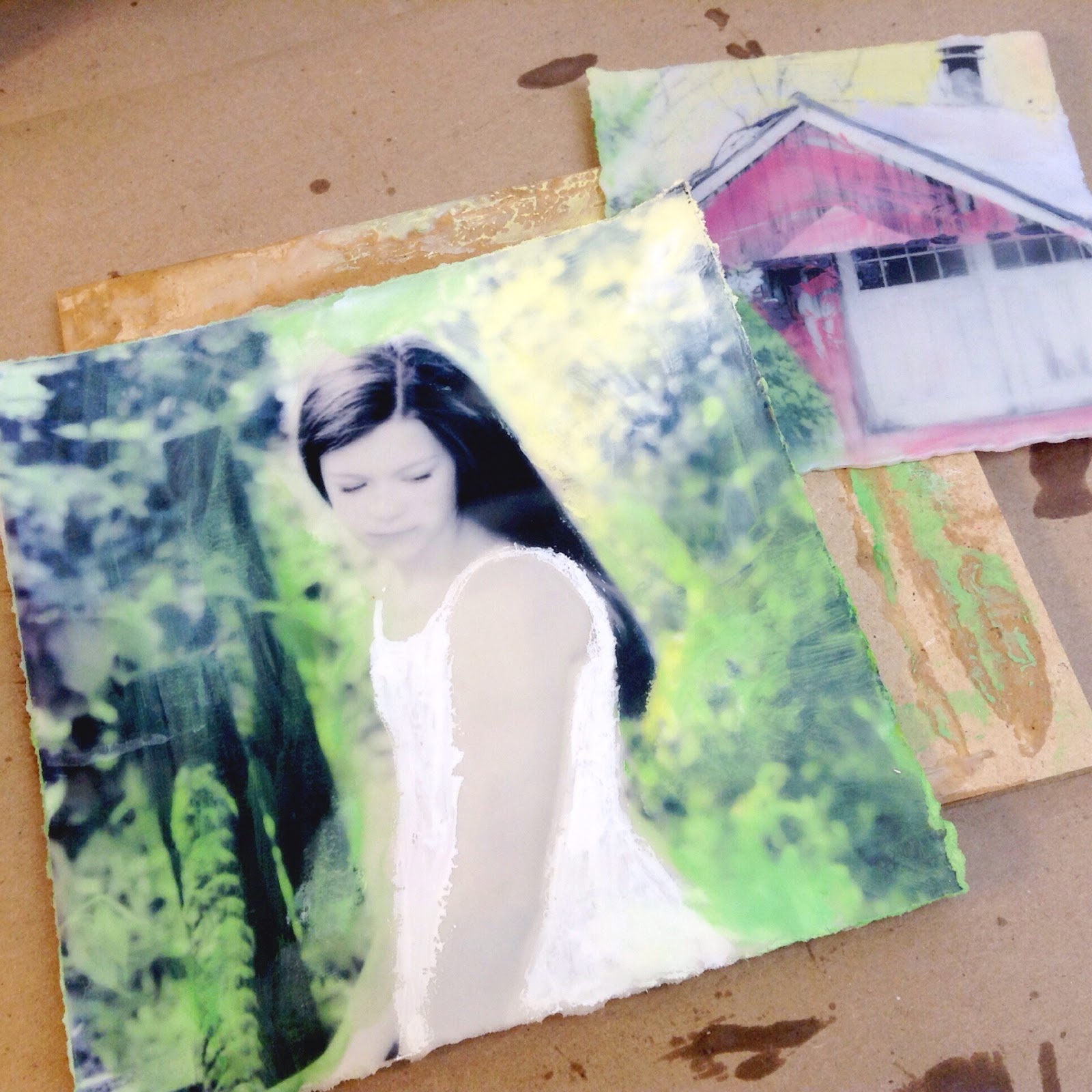 A Month of Tea Time and Encaustic