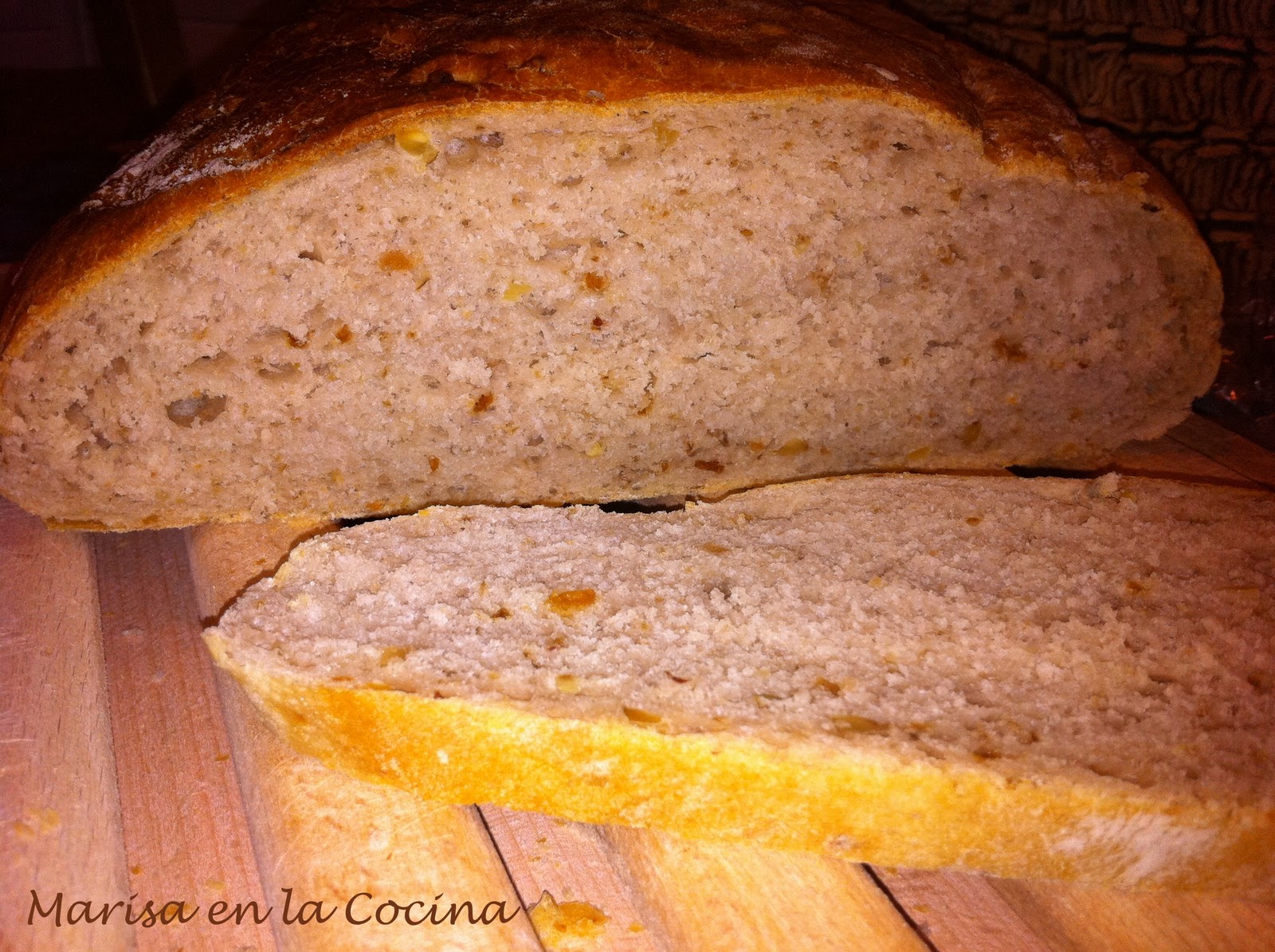 Pan de Cebolla y Nueces