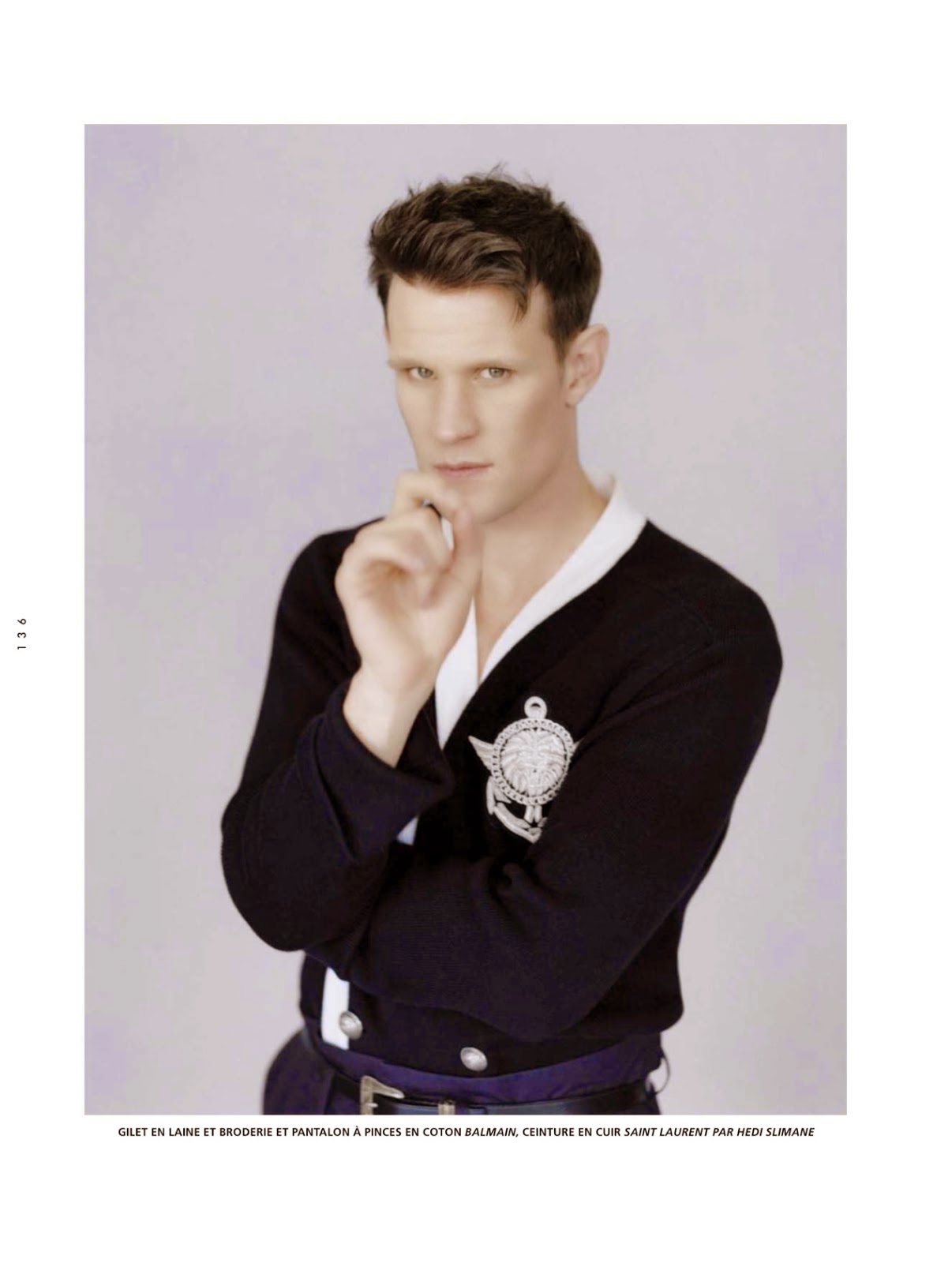 Who-Natic: Photoshoot - Matt Smith - L’Officiel Hommes Paris
