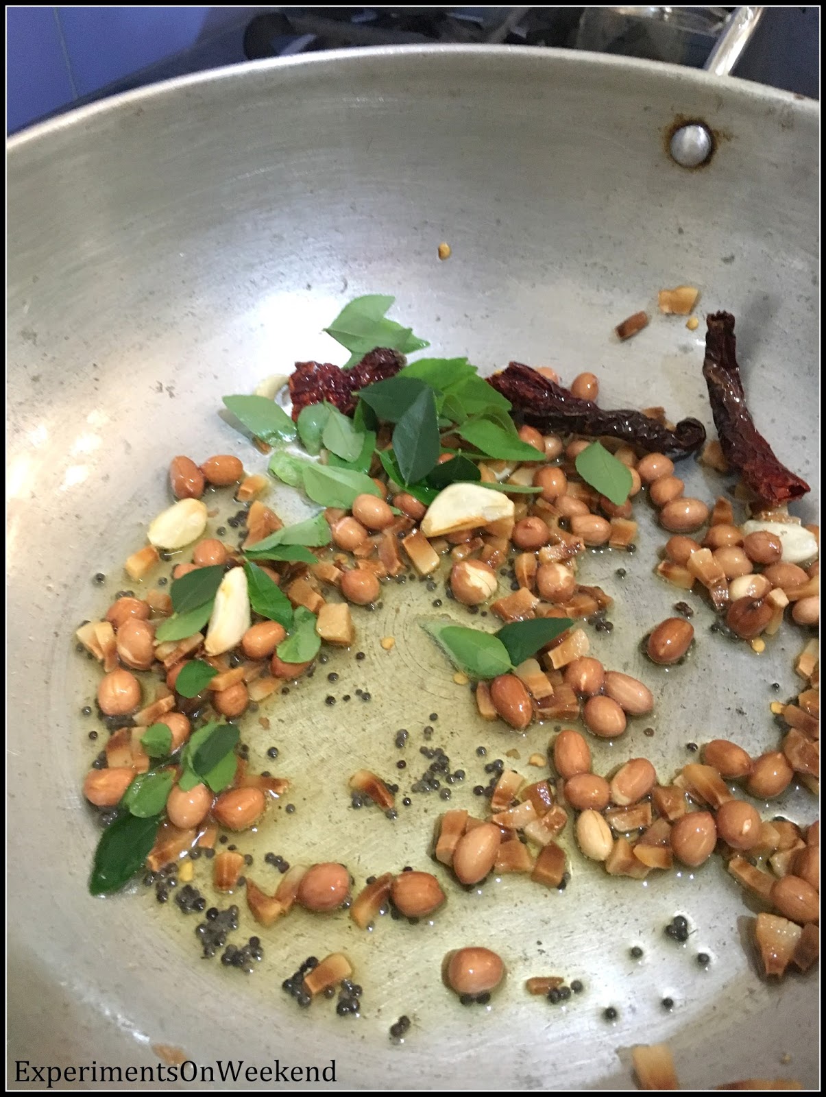 My Food Affairs: Kadle Puri Oggarane / Spicy Puffed Rice