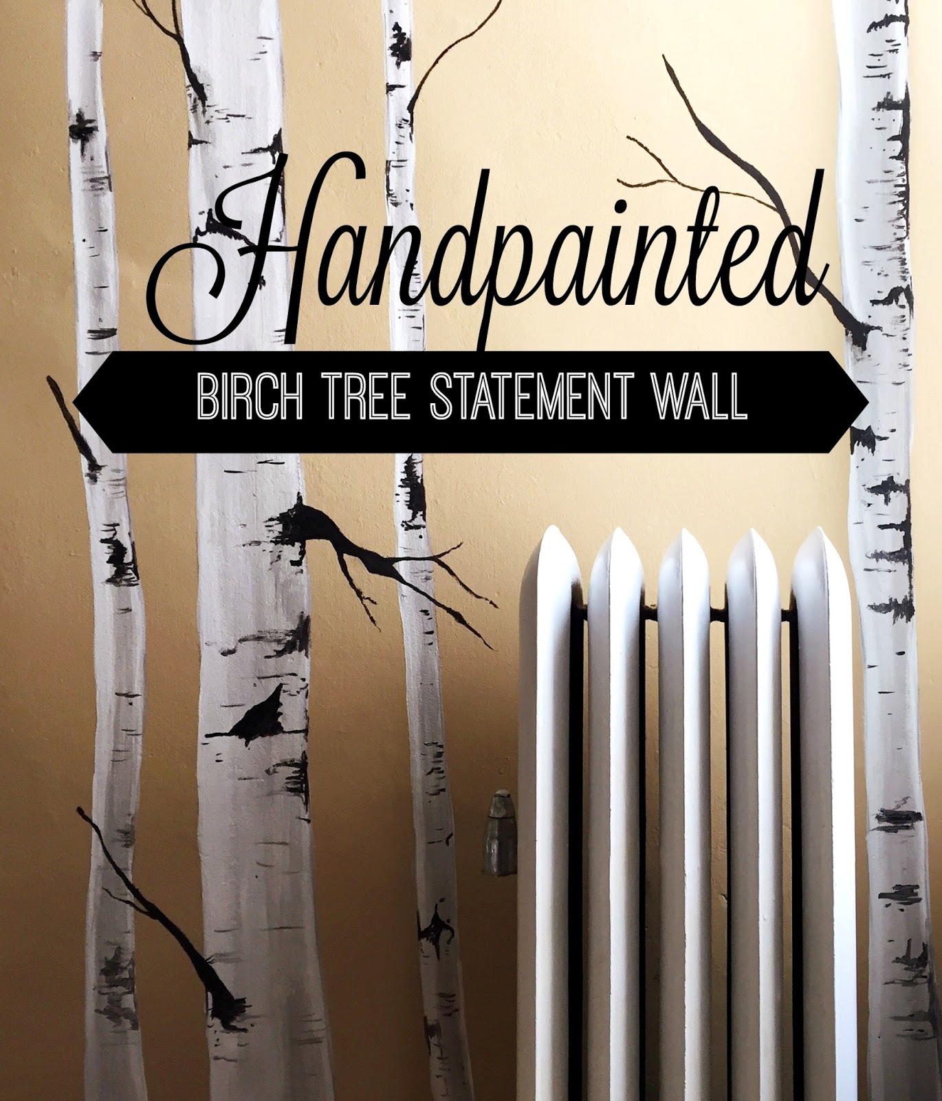 Birch Tree Statement Wall