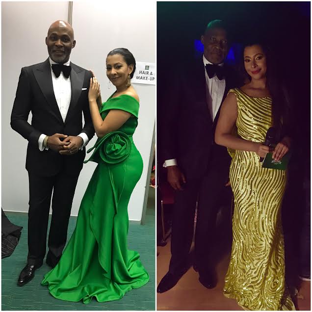 Celebrity stylist Swankyjerry pictured with First Lady of Kogi state ...