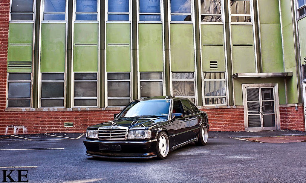 Mercedes-Benz W201 190E on Borbet wheels | BENZTUNING